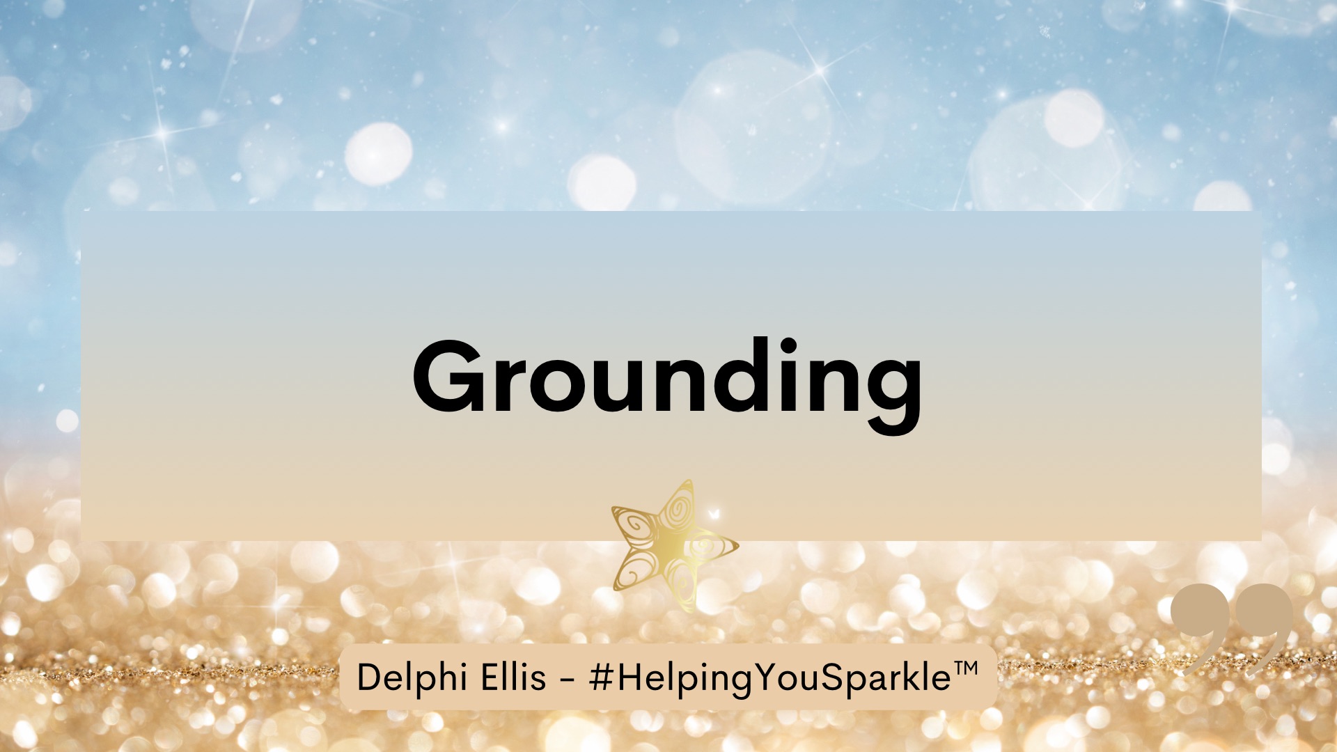 What is Grounding and How Can It Help? – Helping You Sparkle™ Magazine